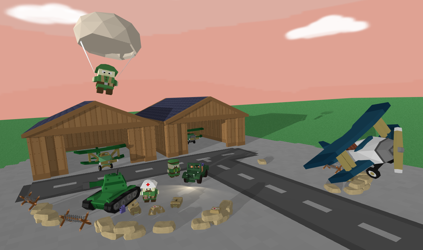 Low poly World War I pack by Beldarak