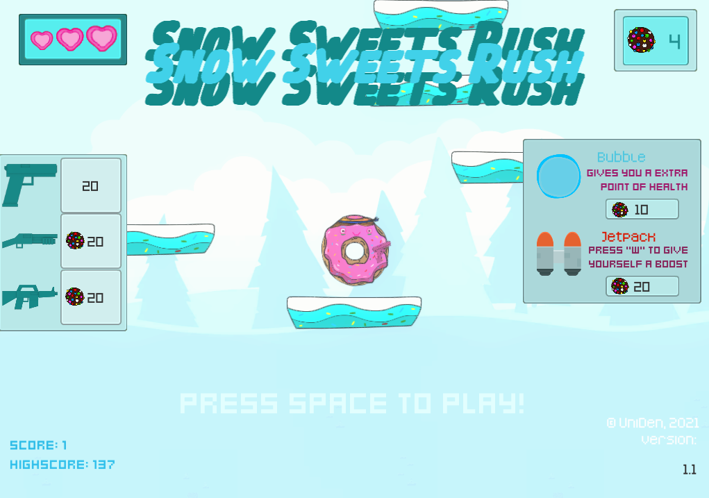 Snow Sweets Rush by UniDen
