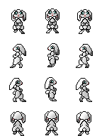 Anthro Rabbit Sprites 2.0 by RabbitFish