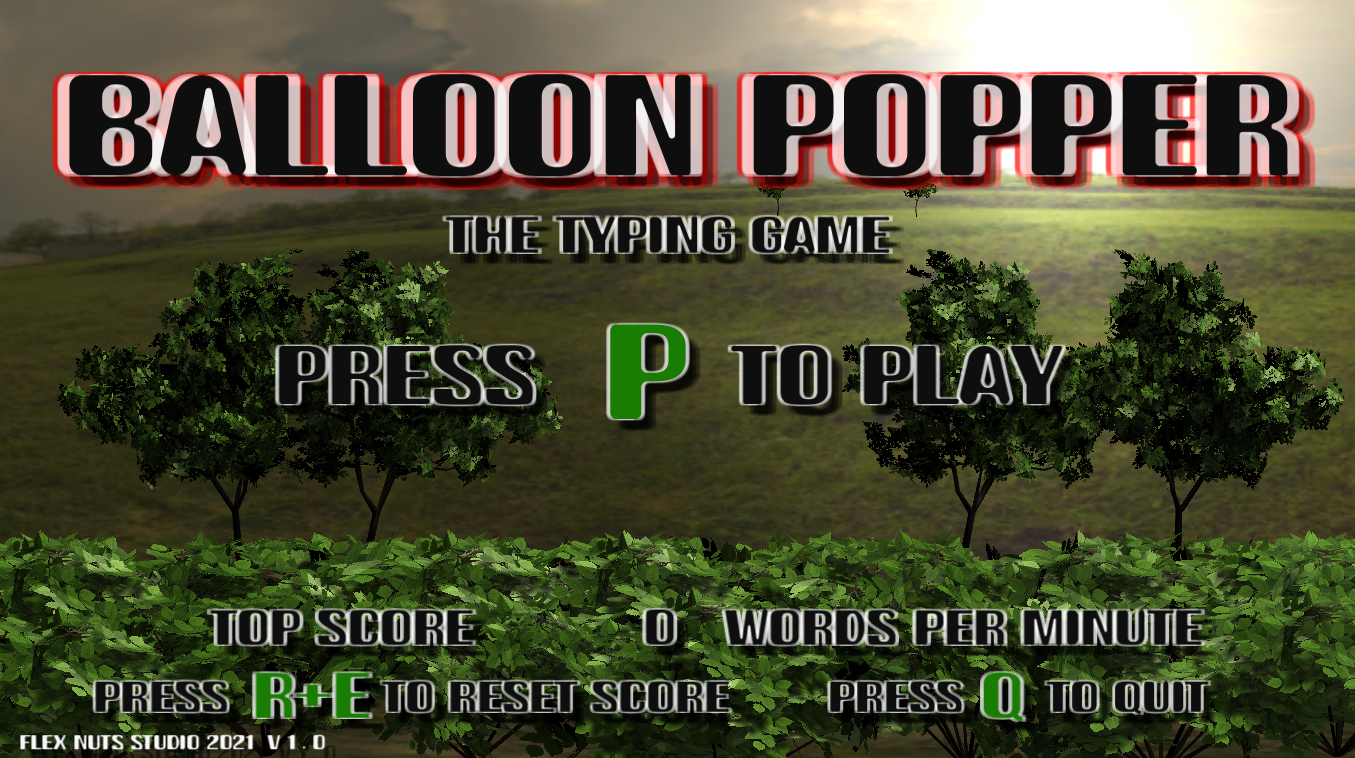 Balloon Popper The Typing Game by CBsix