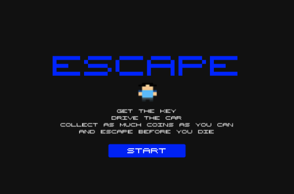 ESCAPE: 2D Topdown Retro Game by royyang