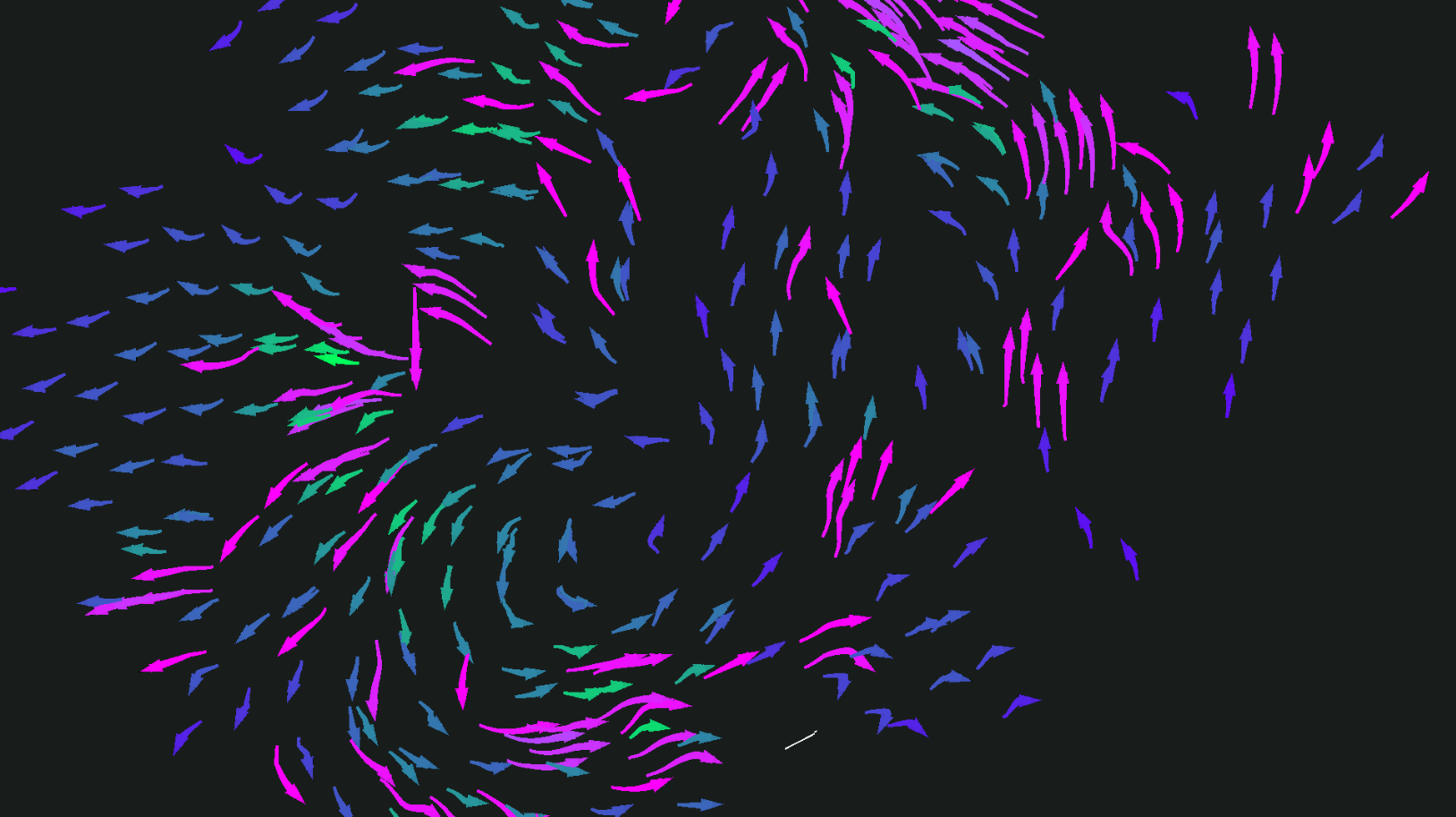 Flocking Art Demo by mbiagi