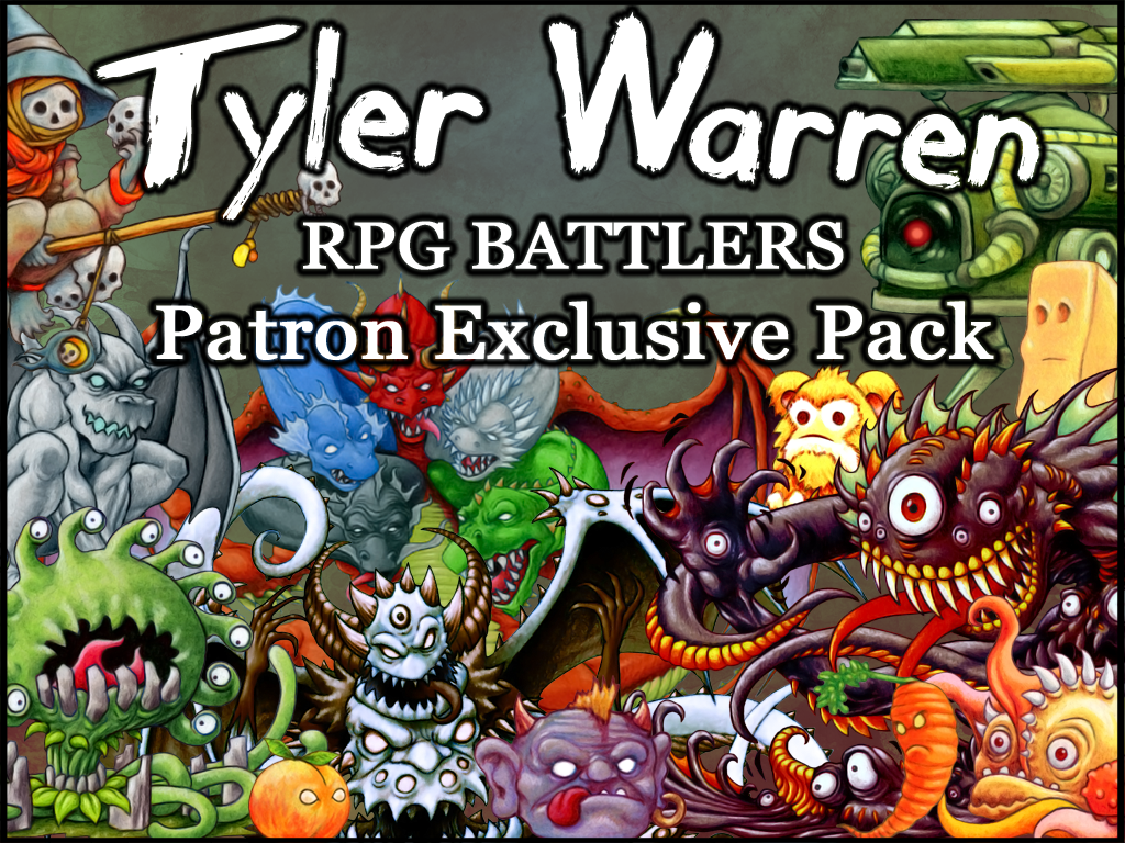 Tyler Warren RPG Battlers Patron Exclusive Pack by Tyler Warren RPG ...