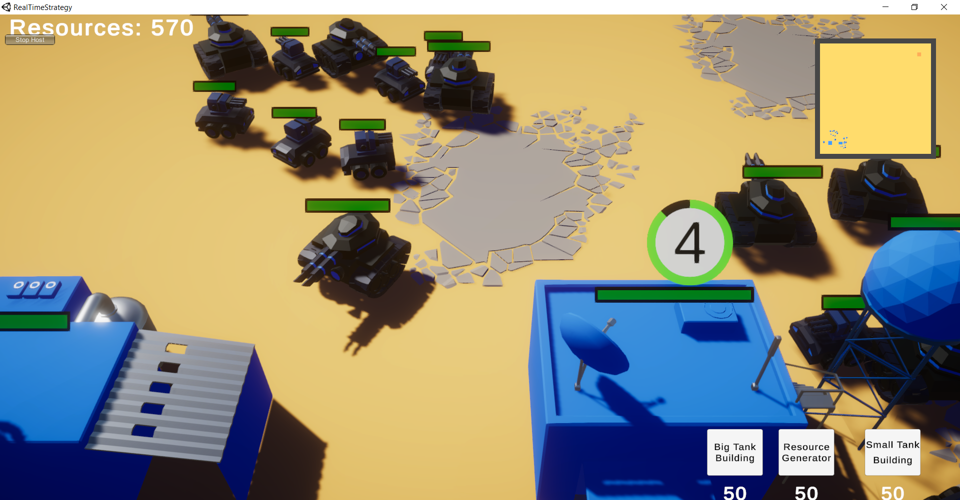 Tank RTS Local Multiplayer by Kadir o_O