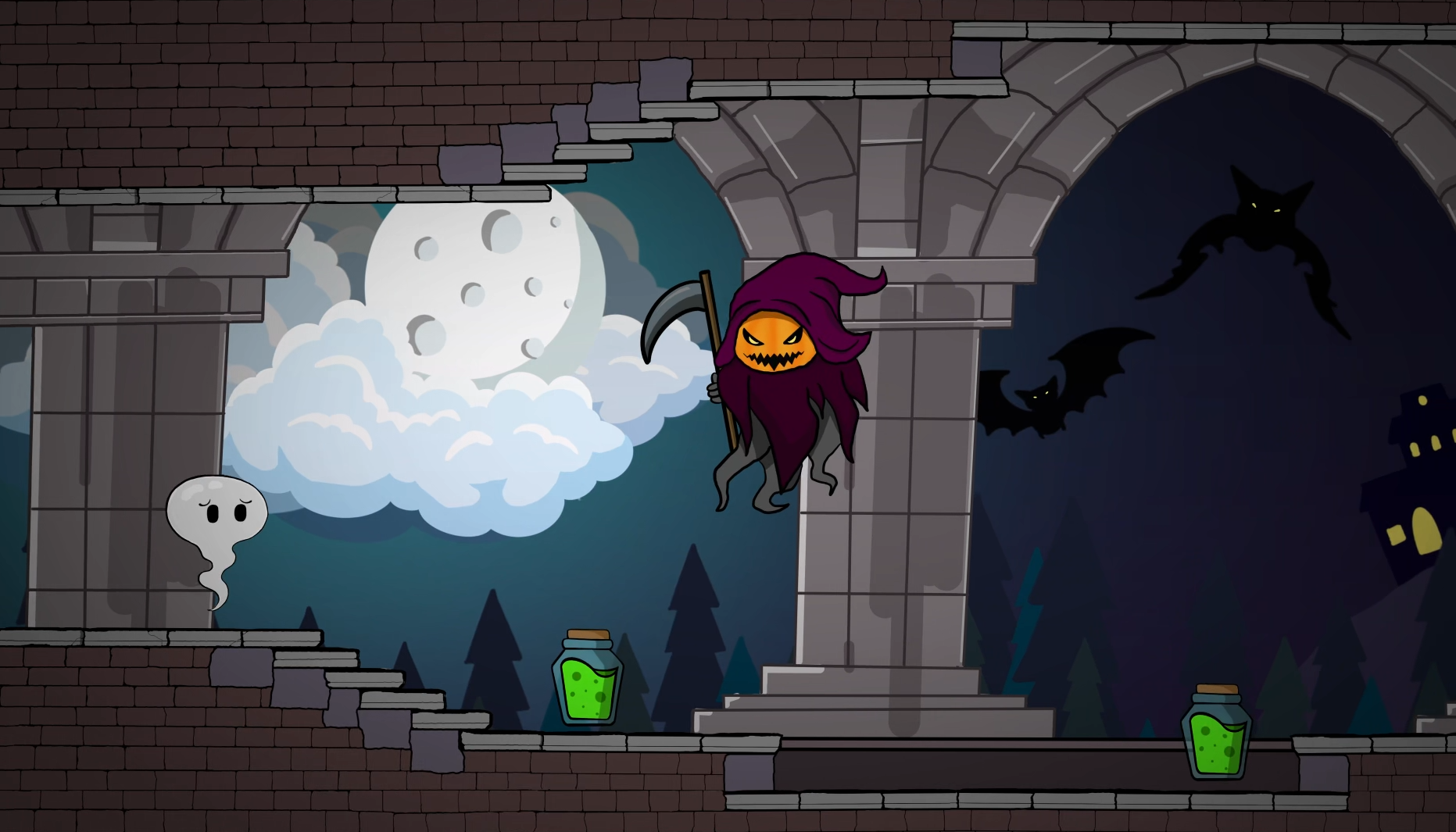 Cute Ghost Game by Richard Webb for Berlin Mini Game Jam 2021 - itch.io