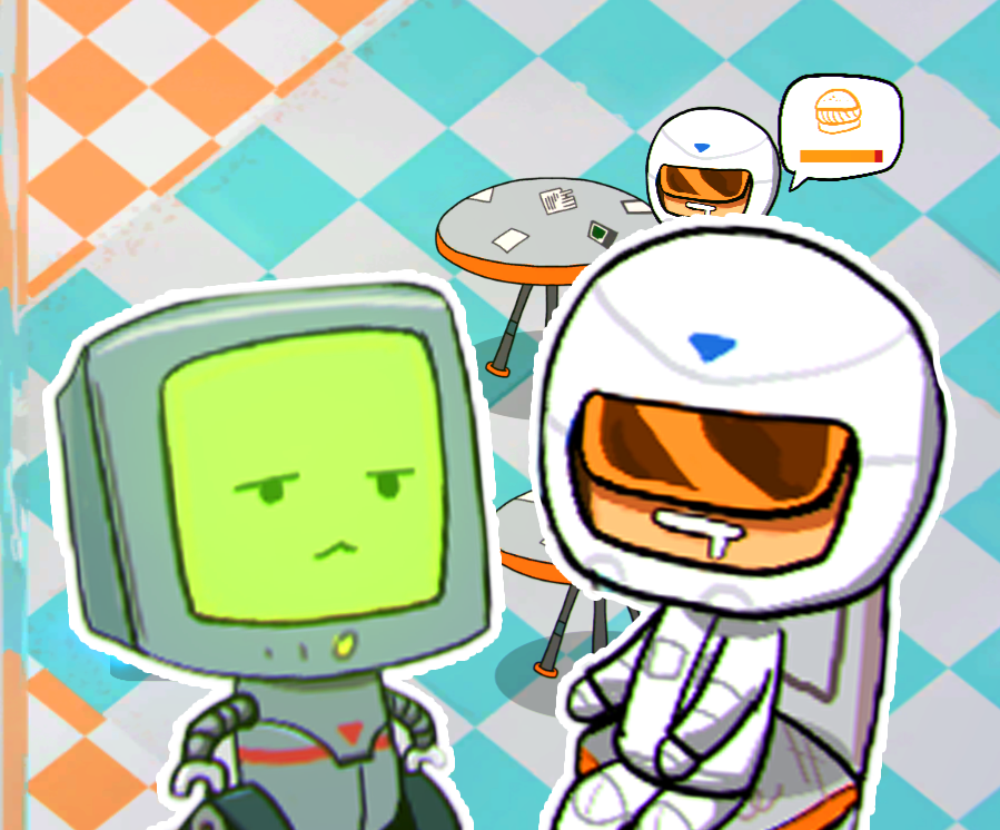 Vintage SPACE Restaurant with AI by DGSpitzer, vivyhasadream