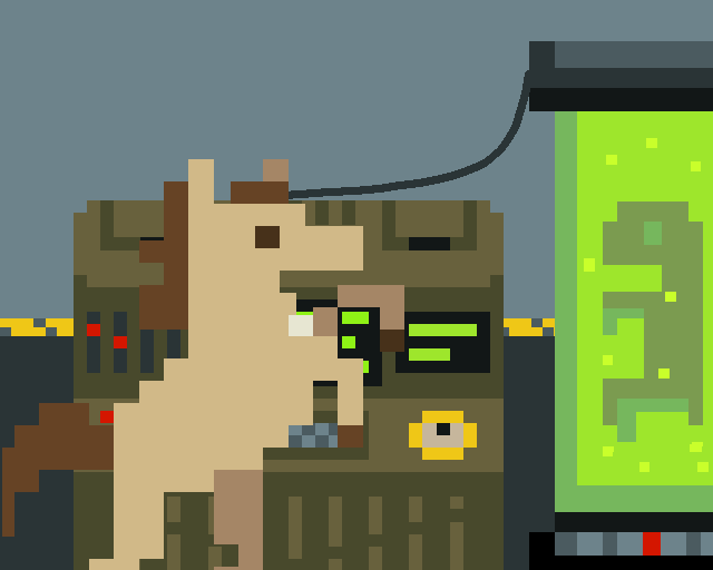 Super Mutant Horse by Cannash