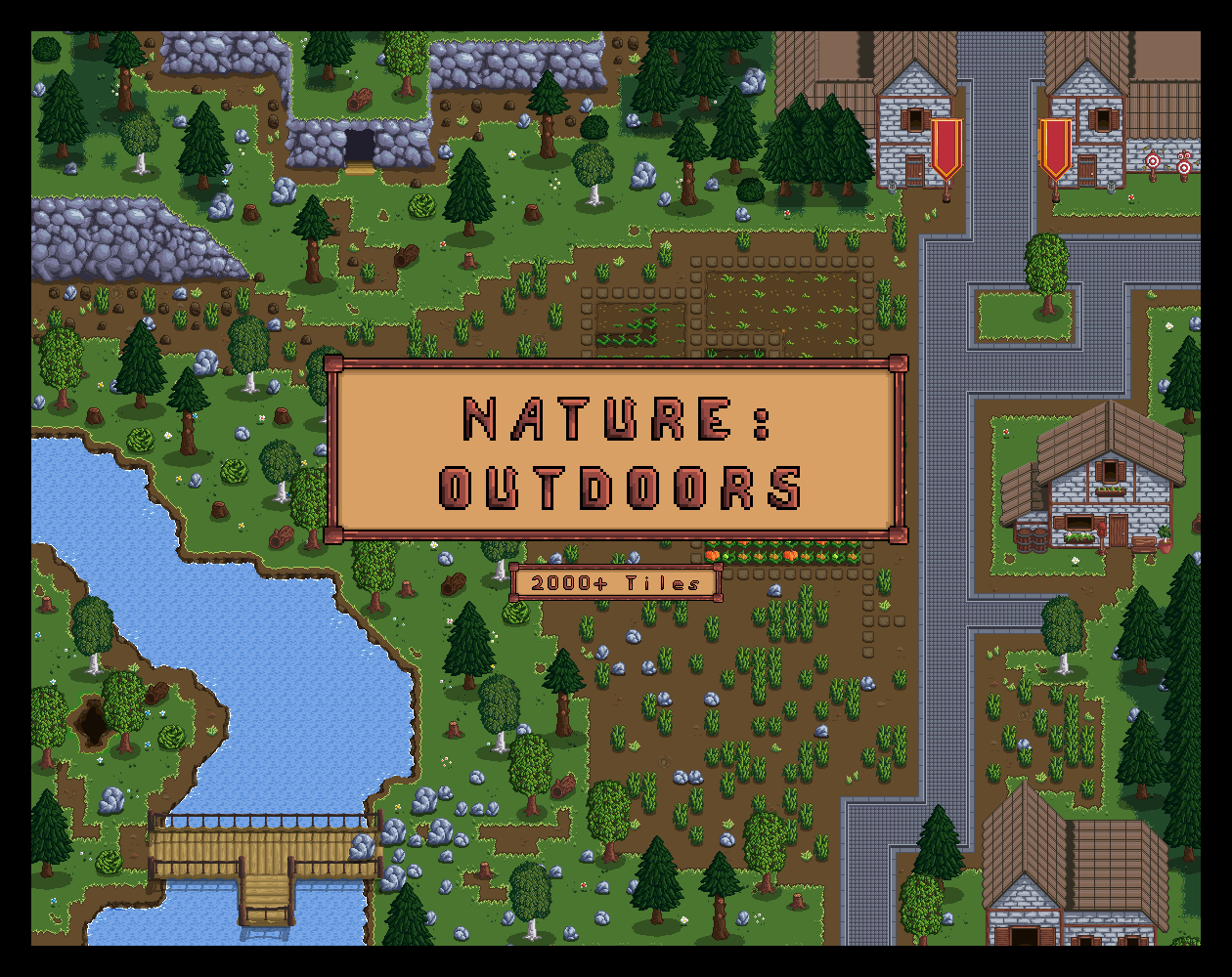 Nature: Outdoors Tileset by Admurin