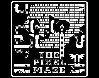 The Pixel Maze: 1-bit Adventure Game by oneearedrabbit