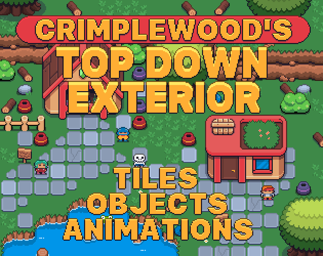 Top Down Exterior - RPG TILESET [16x16] by Crimplewood