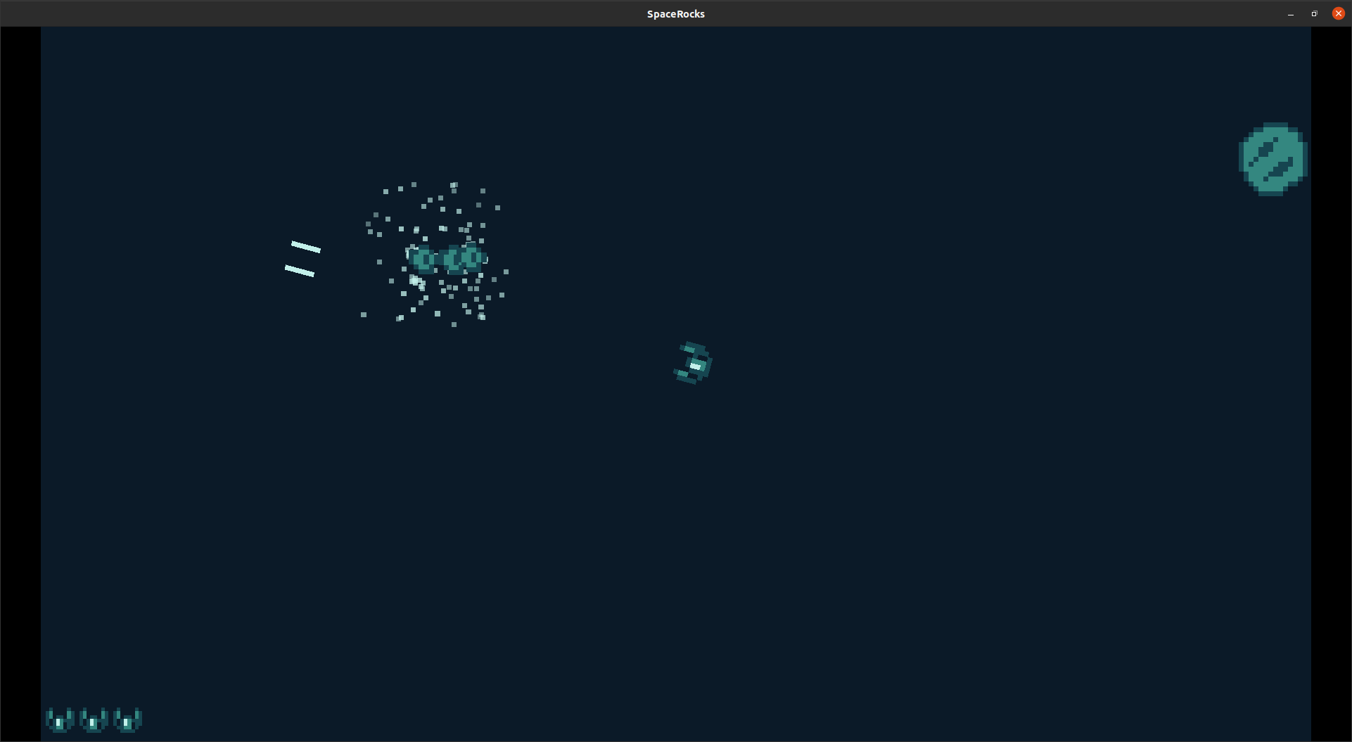 An asteroids clone - Space Rocks by minsik