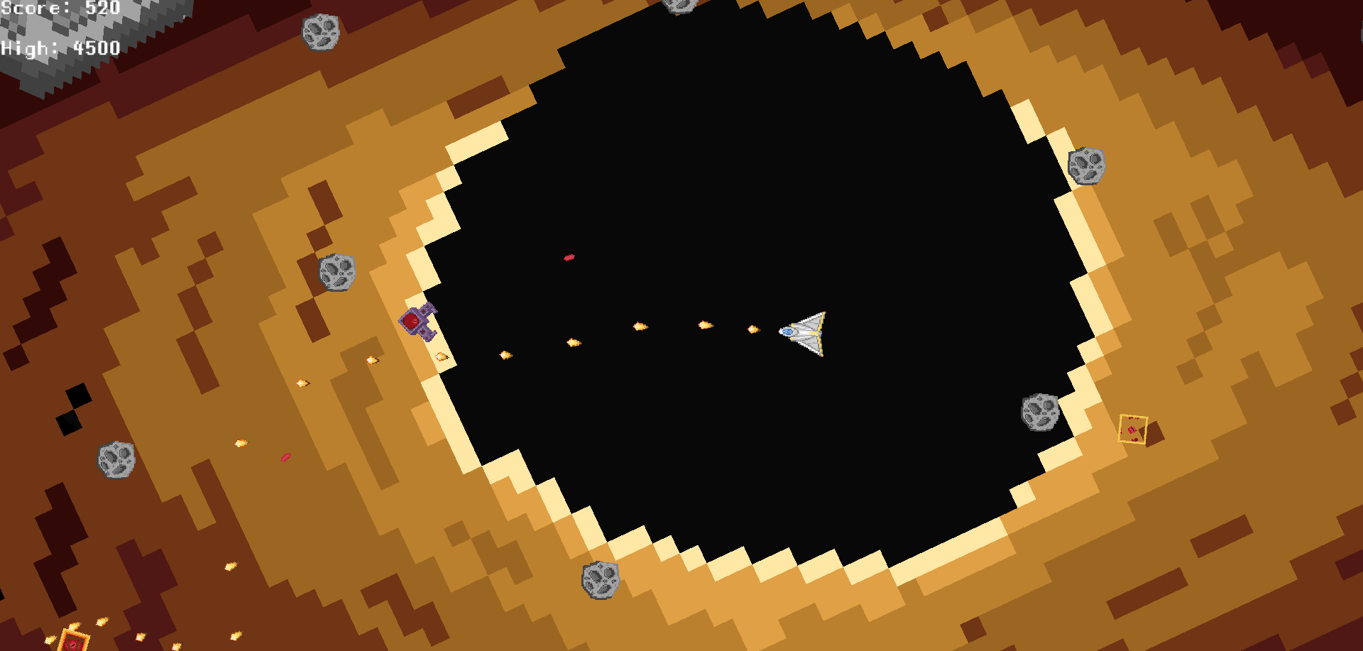 BULLET ORBIT (COMPLETE 2D SHOOTER PROJECT) by cleSix