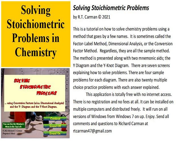 Solving Stoichiometric Problems in Chemistry by rtcgames