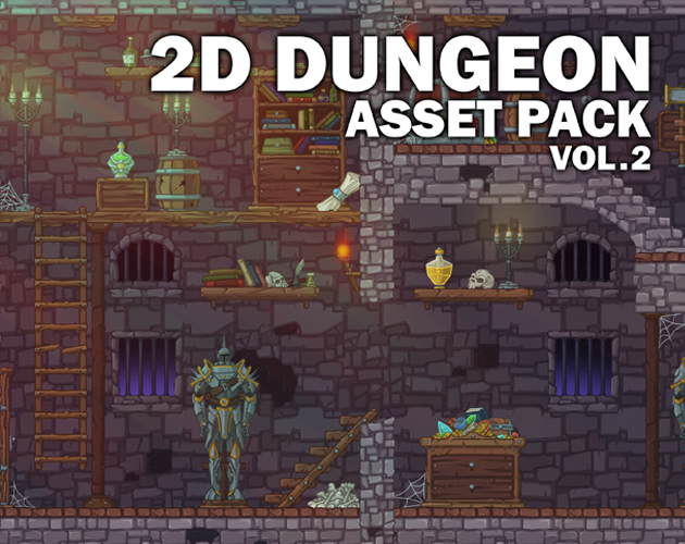 2D Dungeon Asset Pack Vol.2 by Fantazmo Art 2D Dungeon Asset Pack Vol.2 by Fantazmo Art