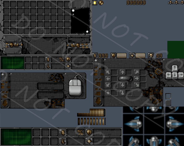 Fantasy UserInterface and button Set. by Minigraffiti