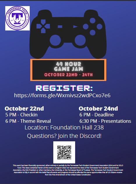 TN Tech Game Dev Club Game Jam Fall 2021 - itch.io