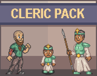 Cleric Character Pack by SolaarNoble