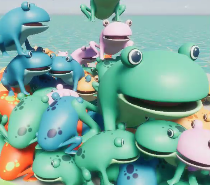 Frog Stack by KingGold, yarnottc7892, madMuck