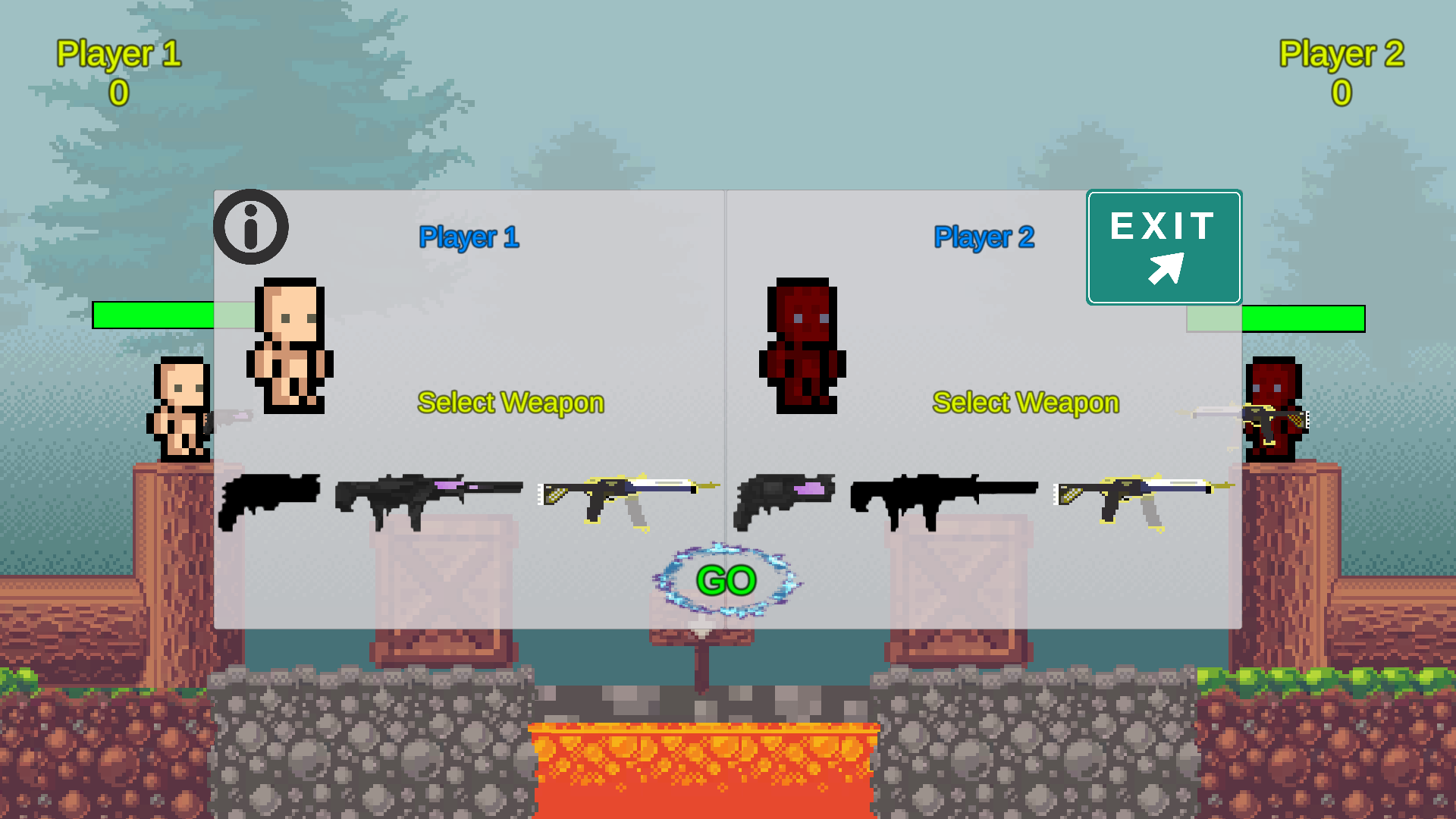 1v1 Battle with valorant weapons 2D by Canodis