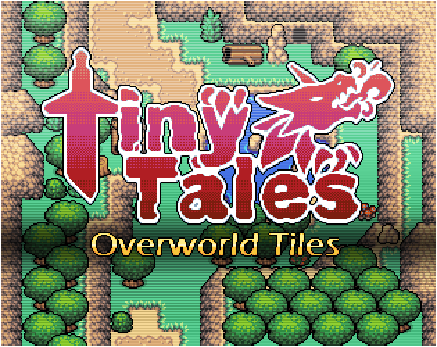 Tiny Tales Pixel : Overworld 2D RPG Tileset Asset Pack by Mega Tiles