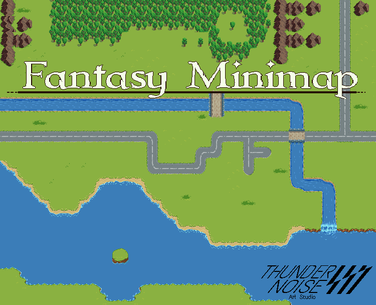 Fantasy Minimap v1 by Thunder Noise Art Studio