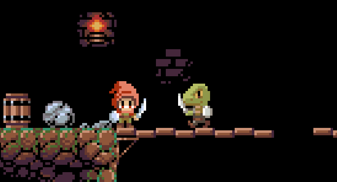 Animation & Tileset for dungeon platformer. by Gektorne