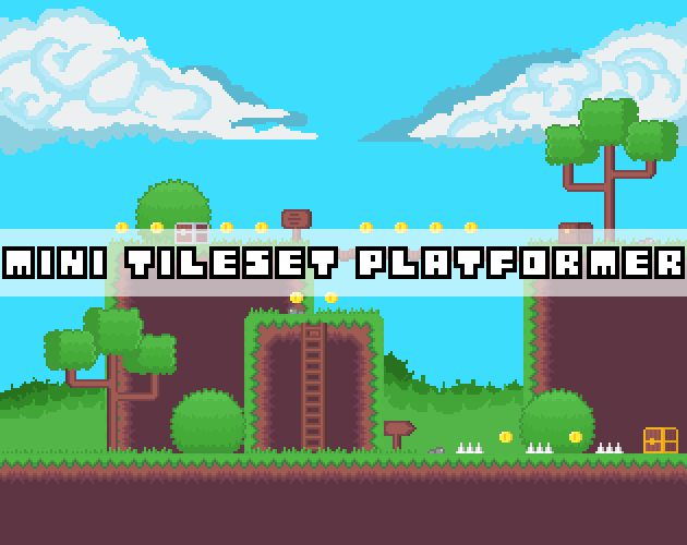 Mini Tileset Platformer by Disven
