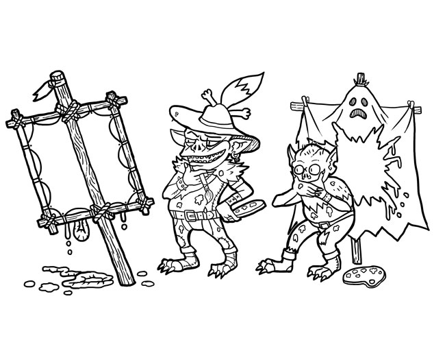 They Artsy - A Colouring Illustration by Fernando Salvaterra for TTRPG ...