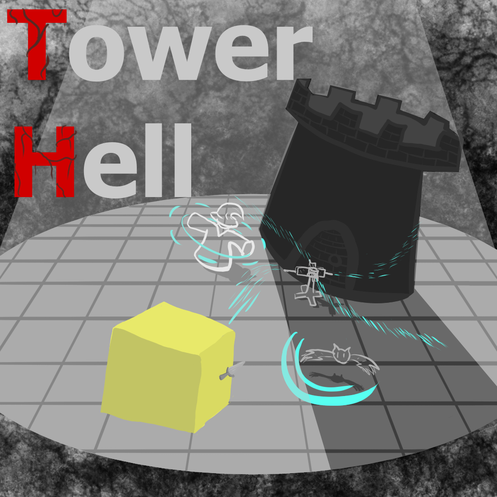 Tower Hell by G̸l̸i̷t̴c̶h̸e̵d̵ ̷J̶s̵o̷n̴ for 🎆 Bullet Hell Jam 🎆 - itch.io