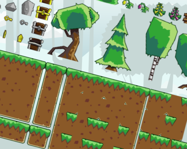 Casual Forest Tileset by 1909Games