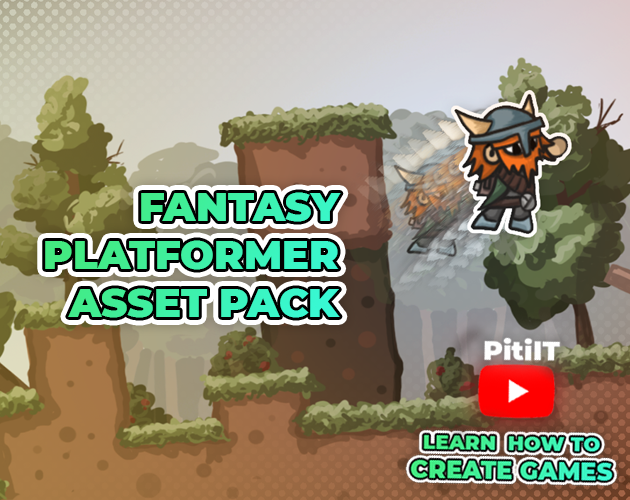 FREE 2d Fantasy Platformer Asset Pack by PitiIT