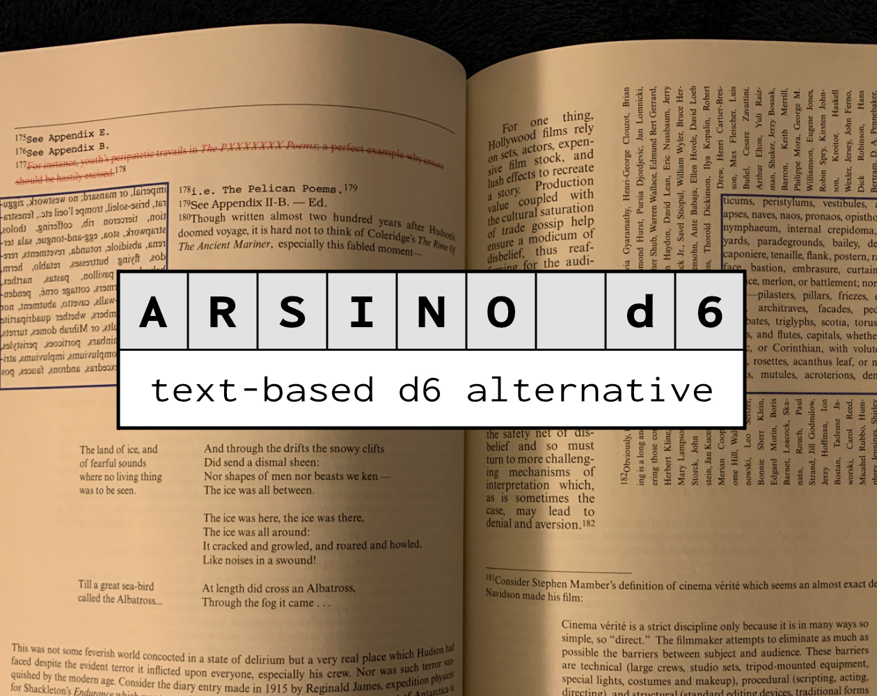 ARSINO d6 by Terribly Beautiful