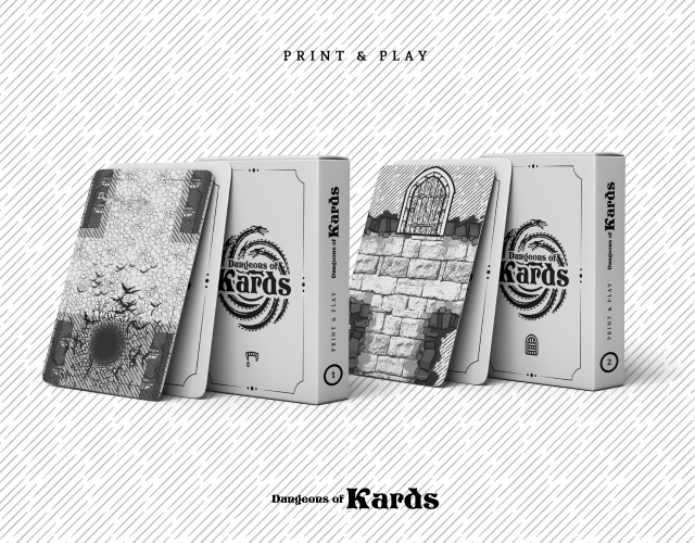 Dungeons of Kards Print and Play by Eduardo Santini