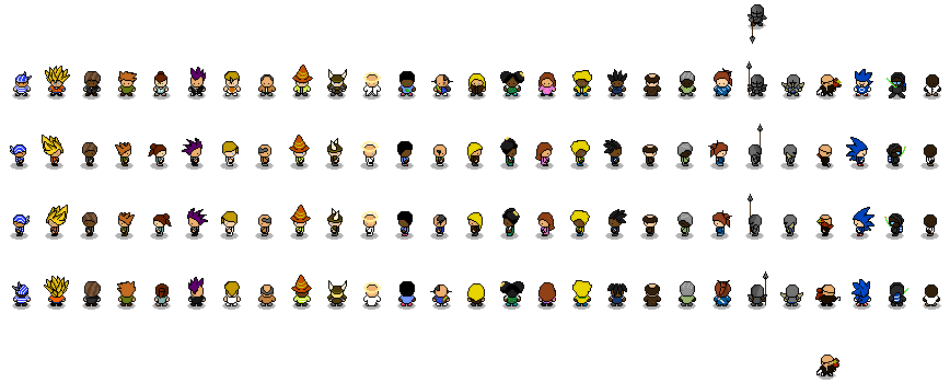 27 Free animated characters pack! by Lexlom