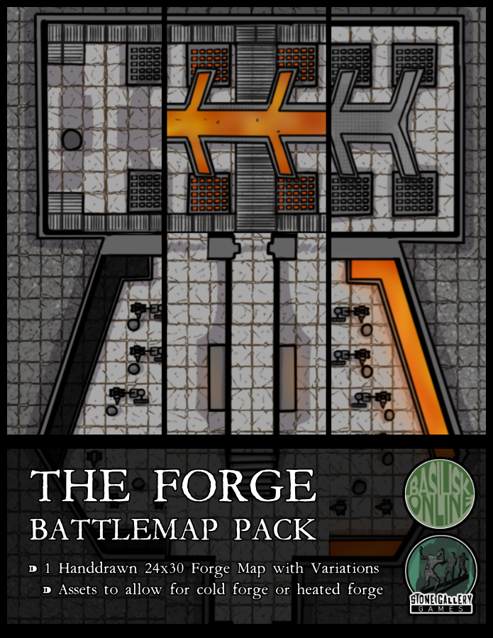Battle Maps: The Forge for PF2E & other TTRPGs by BasiliskOnline