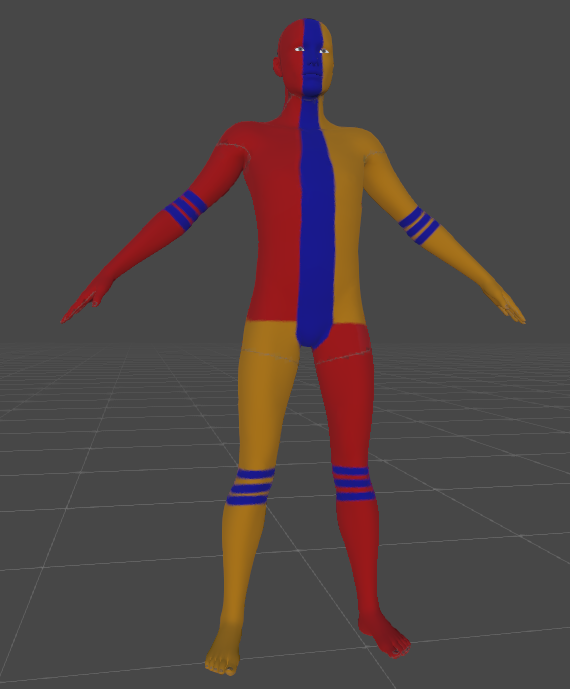 Primary Color Man Model by Judgeking