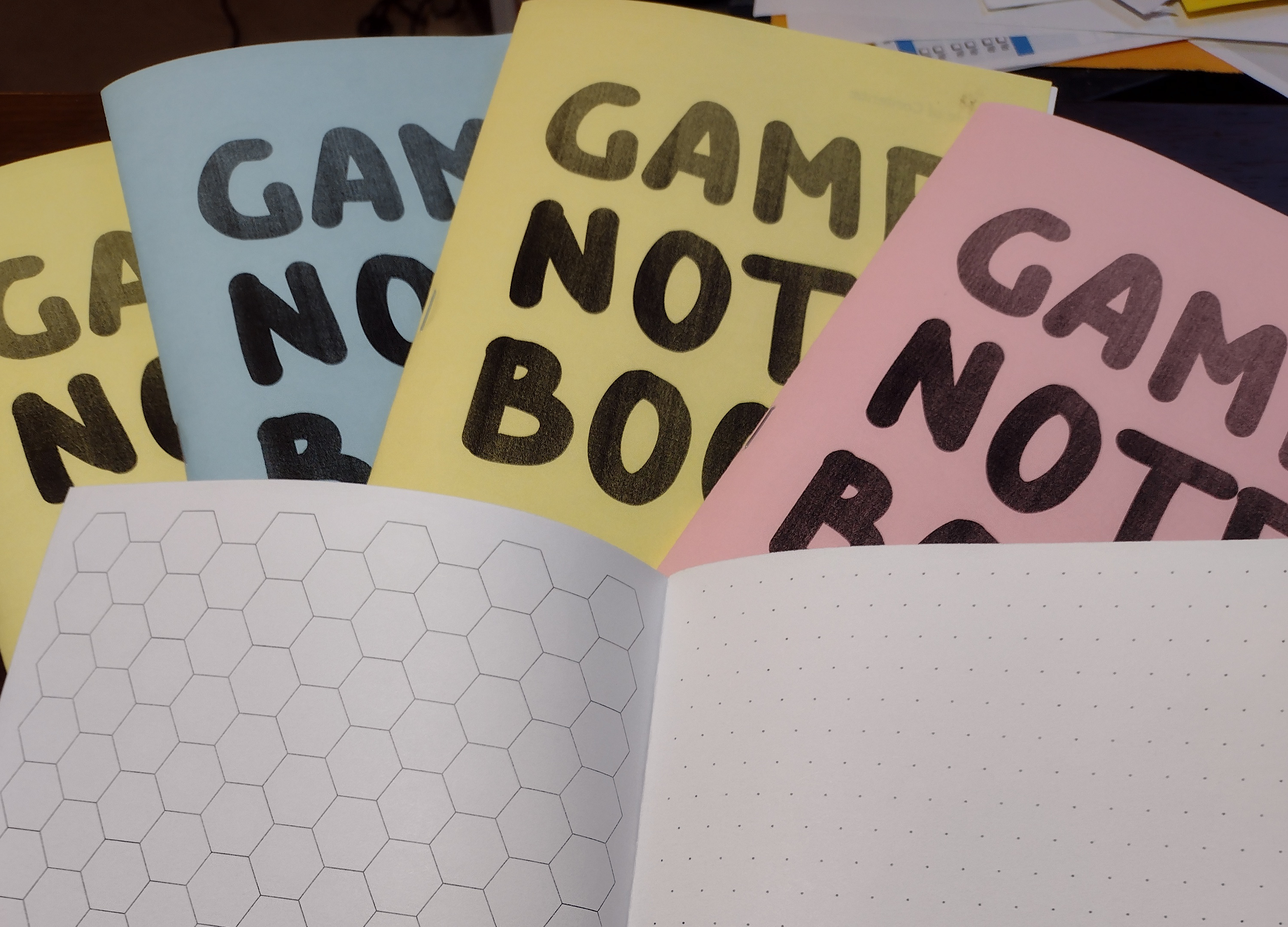 Game notebook by June Owatari