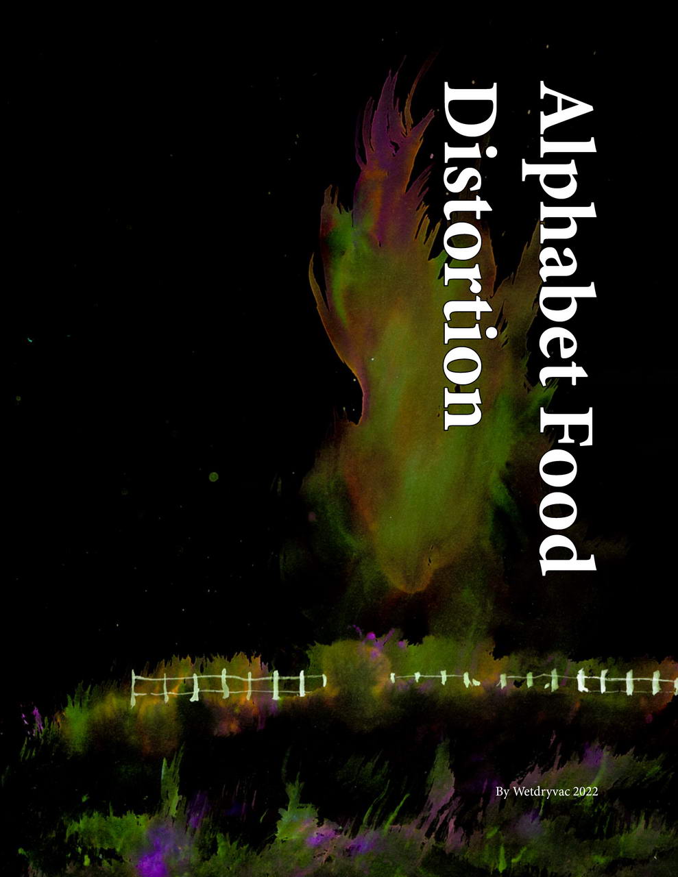 Alphabet Food Distortion by wetdryvac