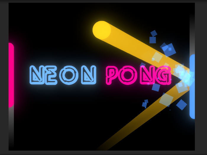 Neon Pong by Gabler
