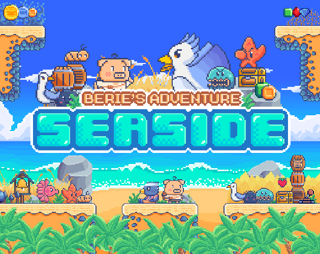 Berie's Adventure Seaside [Game & Assets Pack] by Crusenho