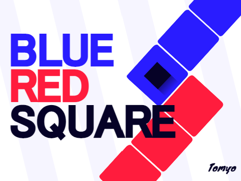 Blue Red Square by Tomyo_