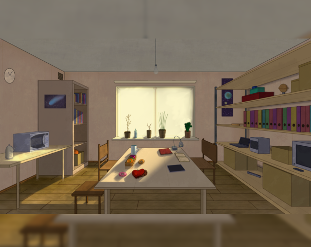 School club room - background - 2K resolution by Iletora