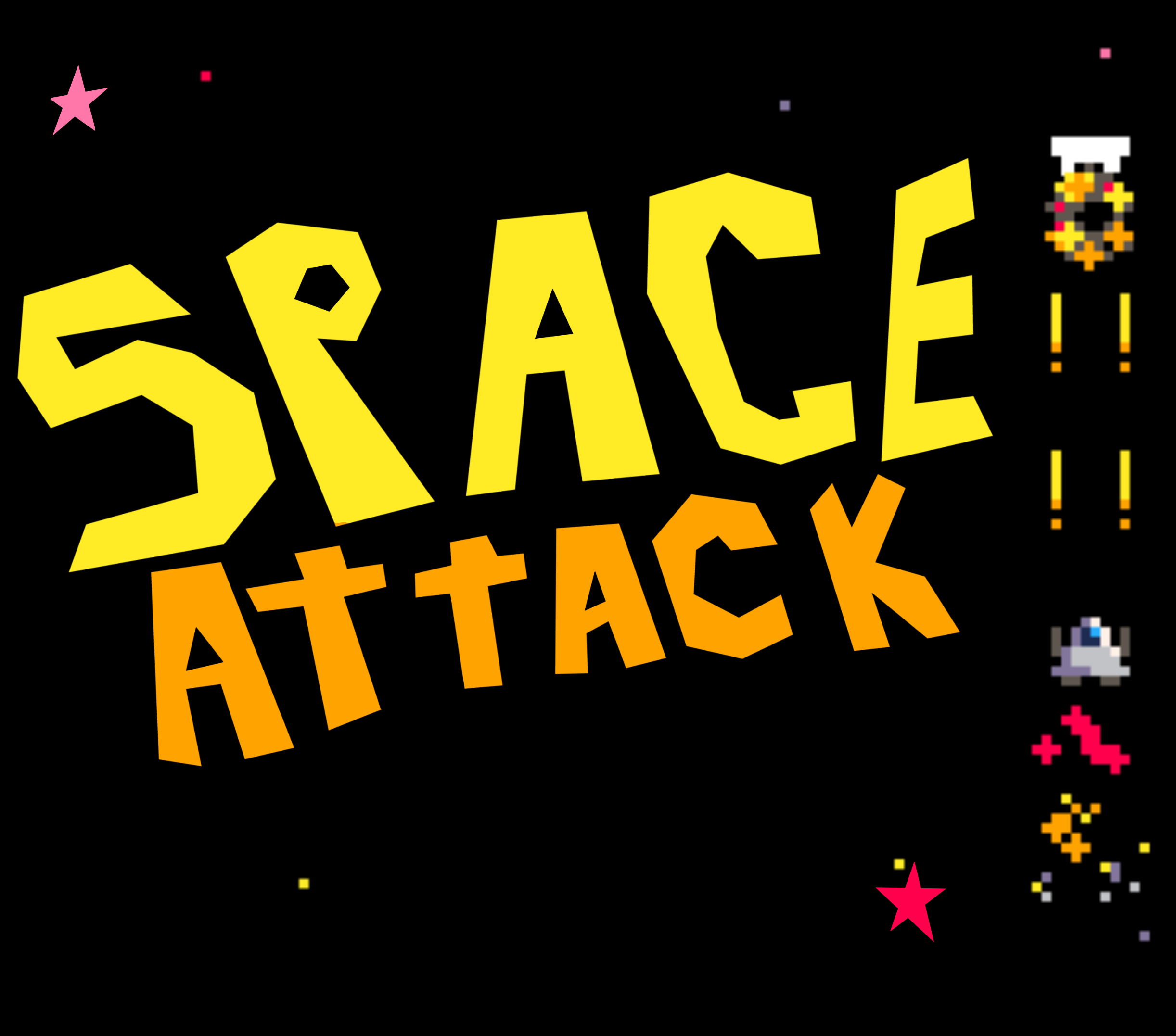 Space attack by Henri Lessard