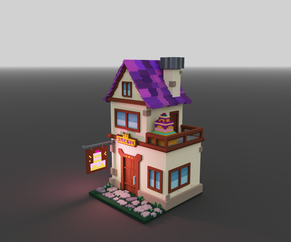 Voxel Bakery by razerbowl