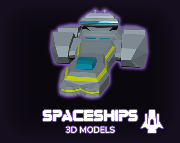 FREE 3D LowPoly Spaceships by gishadev