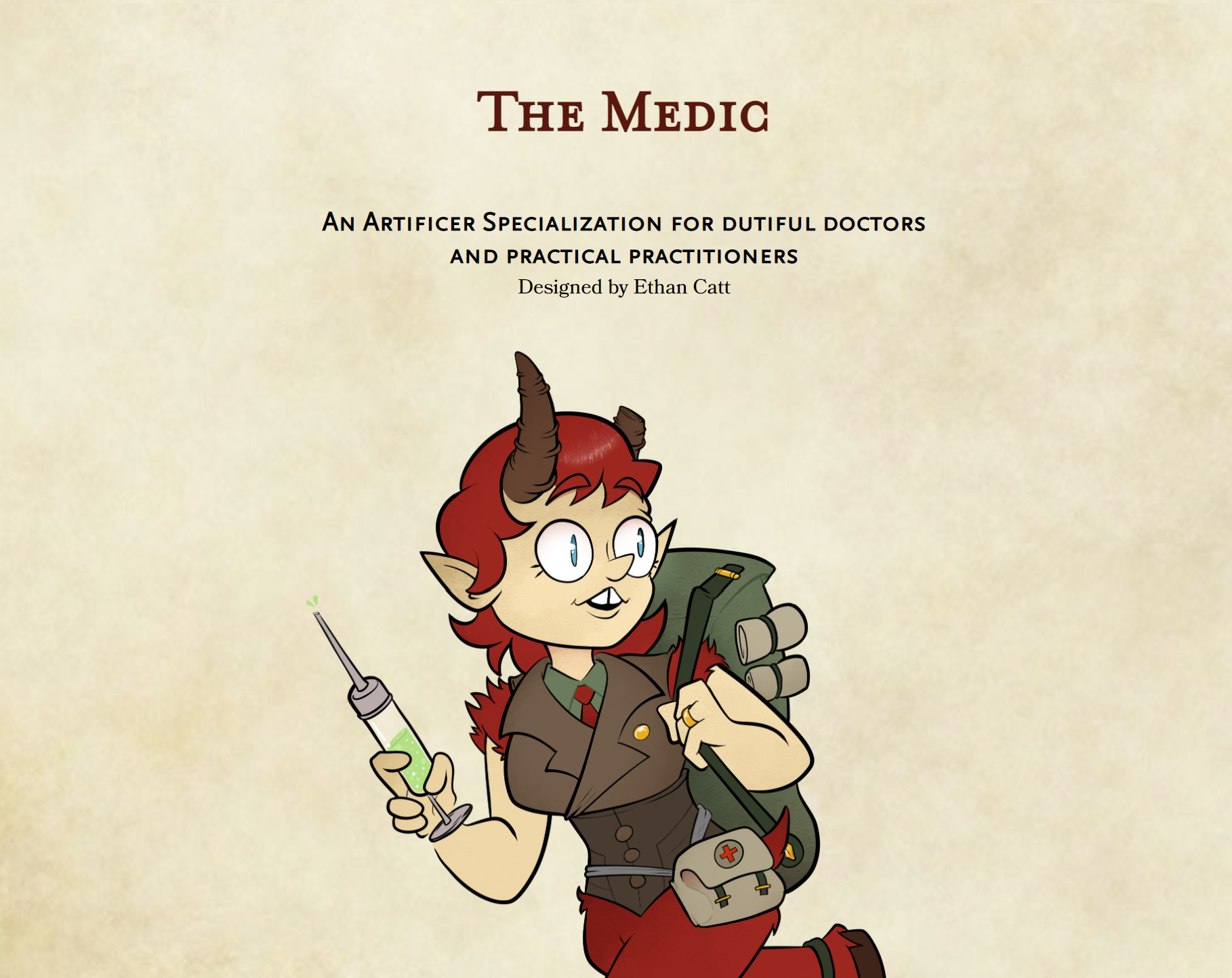 Artificer Subclass - The Medic (D&D 5e) by Ethan's Magic Emporium