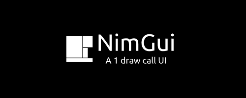 NimGui, A 1 draw call UI by initialPrefabs