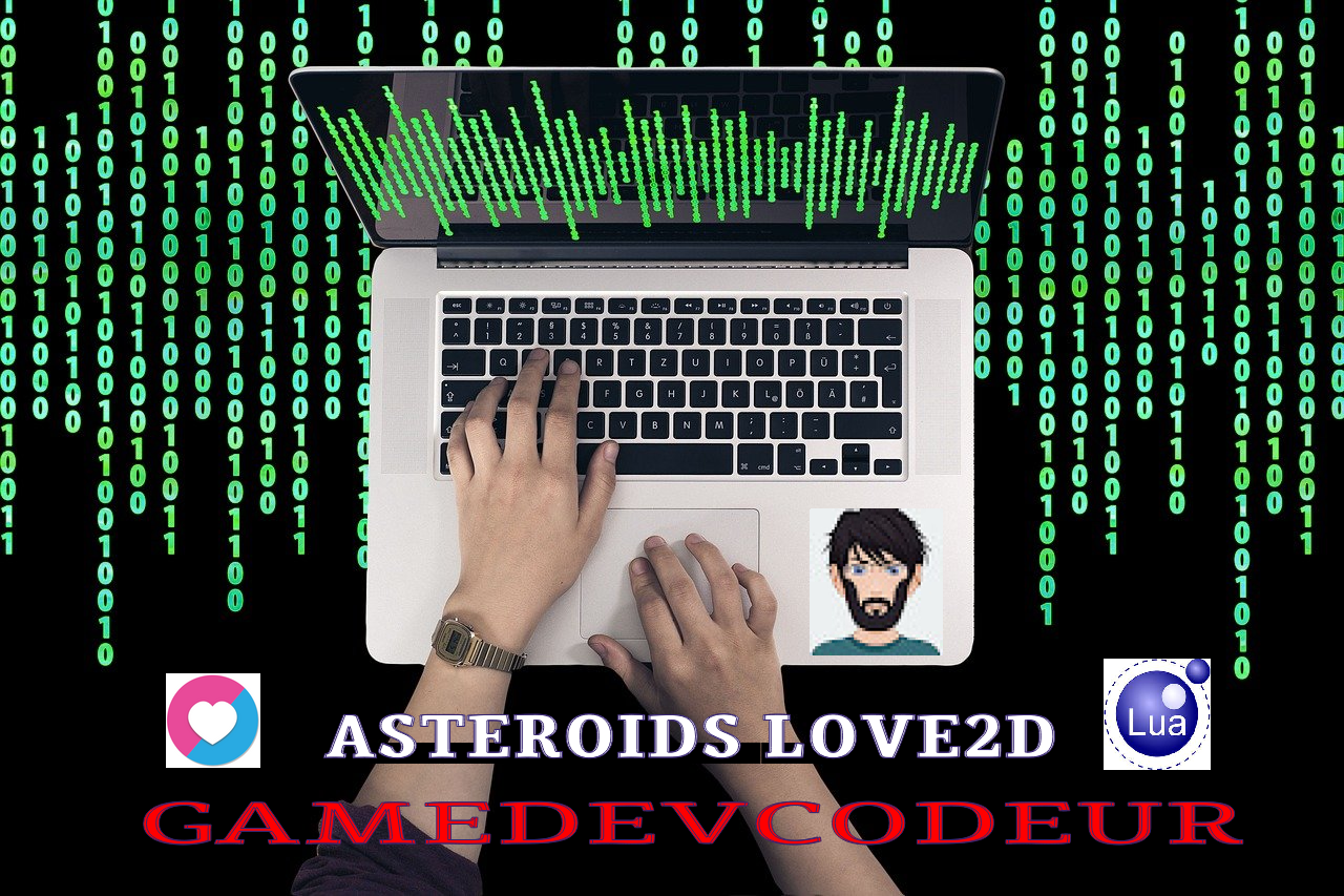 Asteroids-Game-Love2D by GameDevCodeur