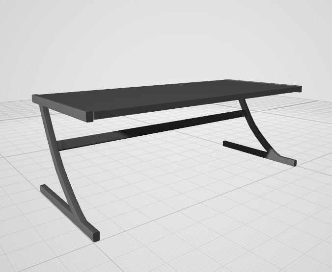 Modern Desk FREE 3D Prop by JoeFriday