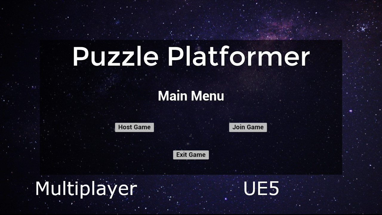 Puzzle Platformer UE5 by Lord Grarl